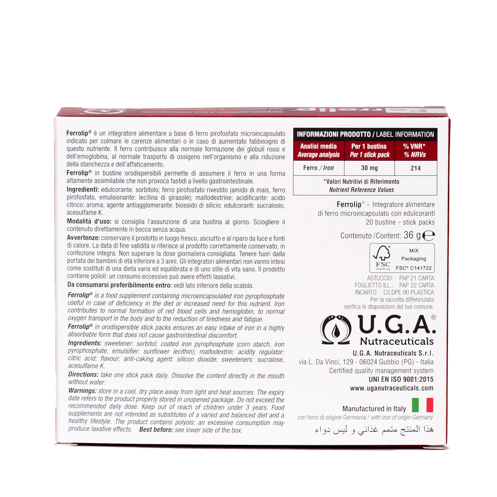 Ferrolip | U.G.A. Nutraceuticals