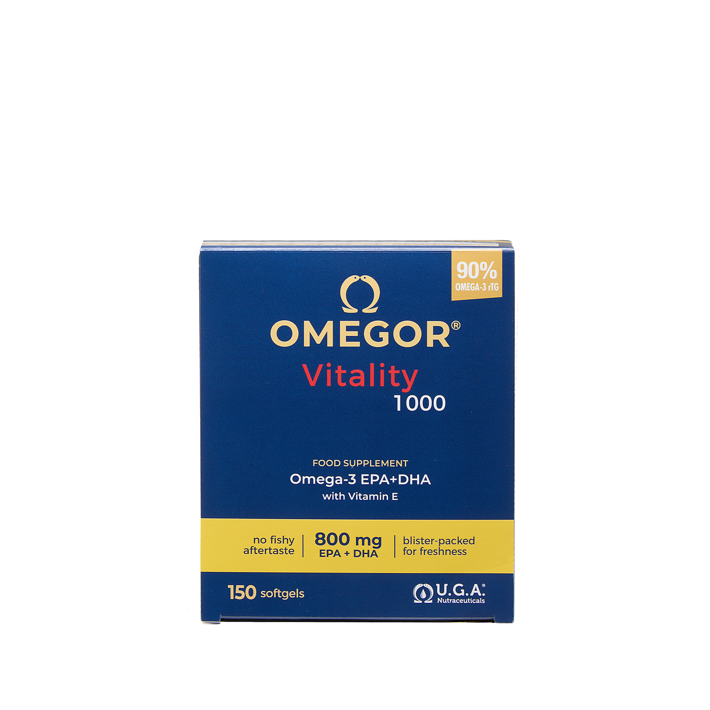 Omegor Vitality 1000 - 150 cápsulas | U.G.A. Nutraceuticals